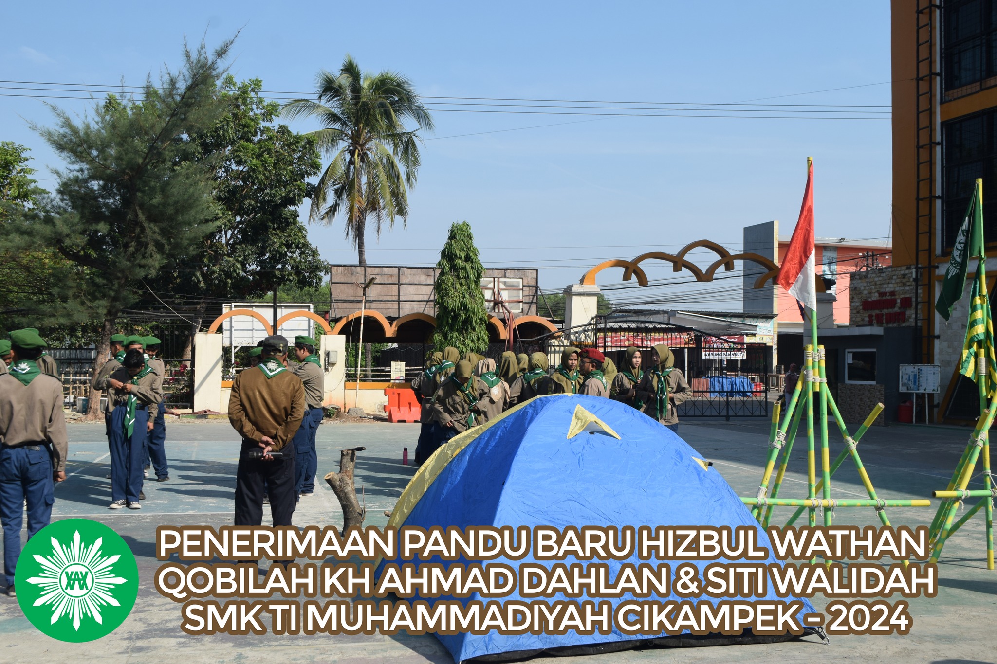 Penerimaan Pandu Baru Hizbul Wathan KH Ahmad Dahlan & Siti Walidah SMK ...